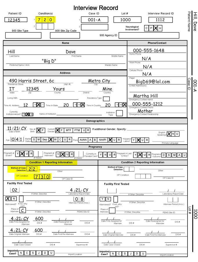 Dave Interview Record